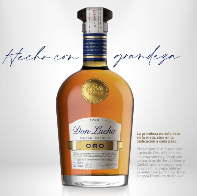Don Lucho Singani Premium, el destilado ideal para paladares exigentes ...